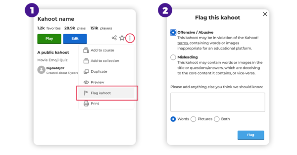 Safety guide for content on Kahoot! | Kahoot! Trust Center