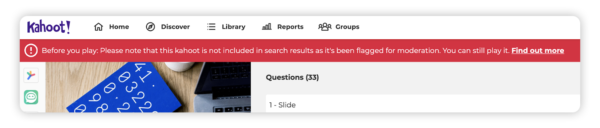 Safety guide for content on Kahoot! | Kahoot! Trust Center