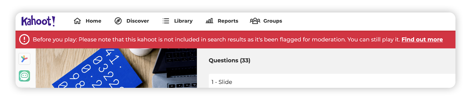 Safety guide for content on Kahoot! | Kahoot! Trust Center